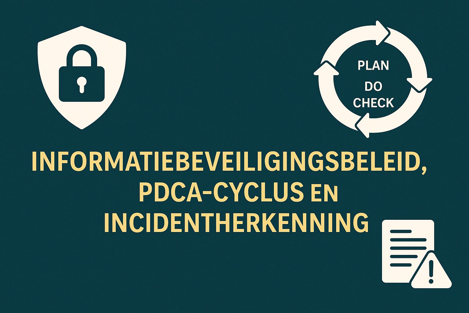 PDCA en beleid: gestructureerd werken aan informatiebeveiliging | MB ...
